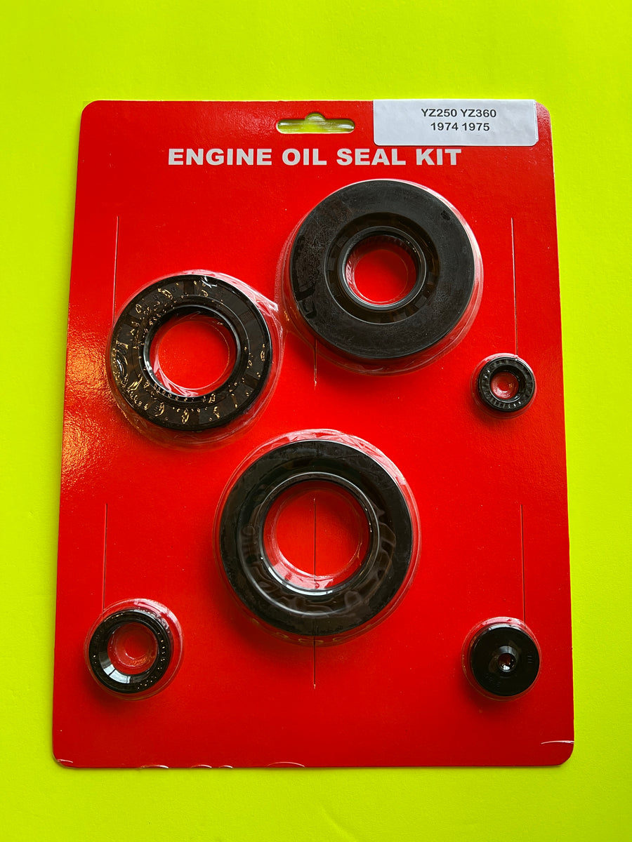 Yamaha YZ250 YZ360 1974 1975 Engine Oil Seal Kit Set Rebuild Crank Spr ...