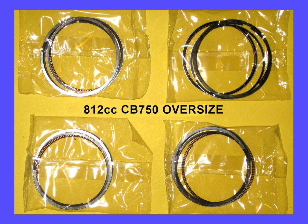 Honda CB750 Piston Rings x4 sets! 812cc 64mm 1969-1976 Oversize rings ...